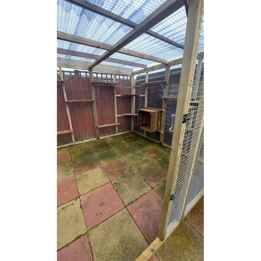 Freestanding Waterproof Catio Enclosure 12FT X 8FT X 8FT Tall